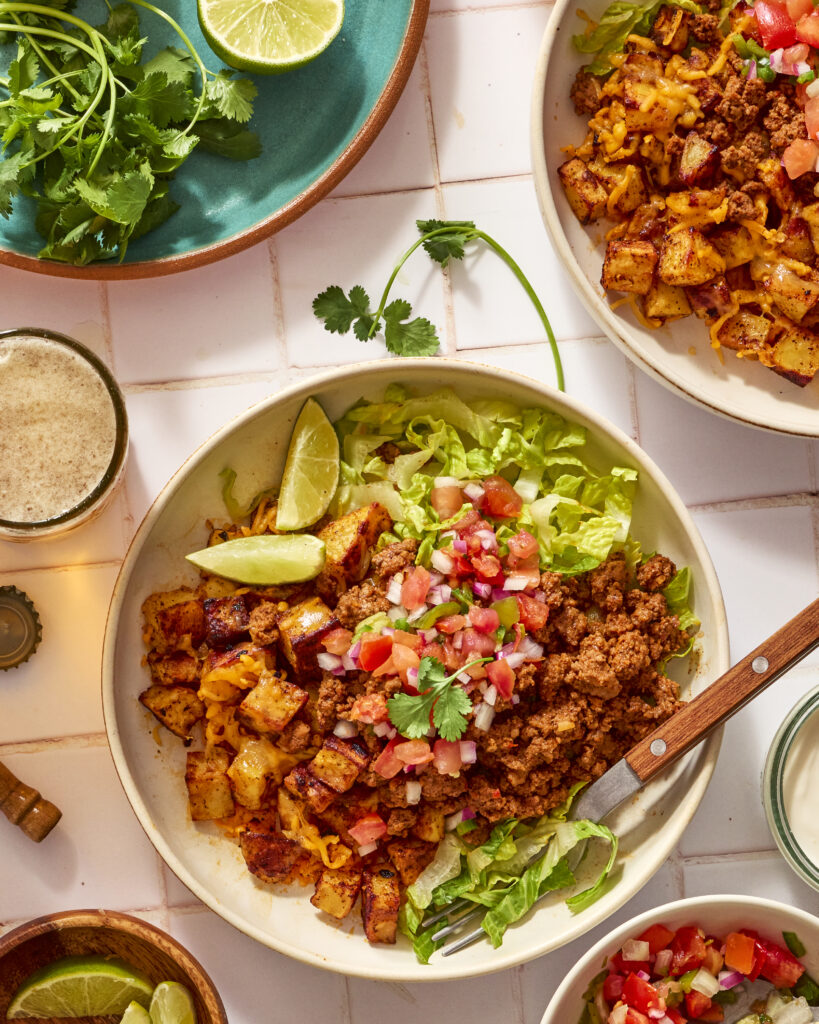 Ground Turkey Taco Bowls - Brocc Your Body