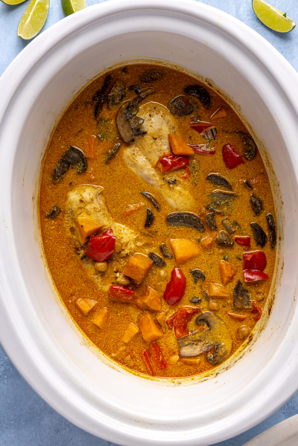 Freezer-Friendly Coconut Curry Chicken Stew - BroccYourBody